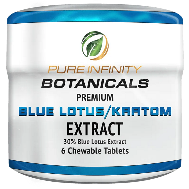 Pure Infinity Botanicals Kratom Blue Lotus Extract Tablets - Colorado ...